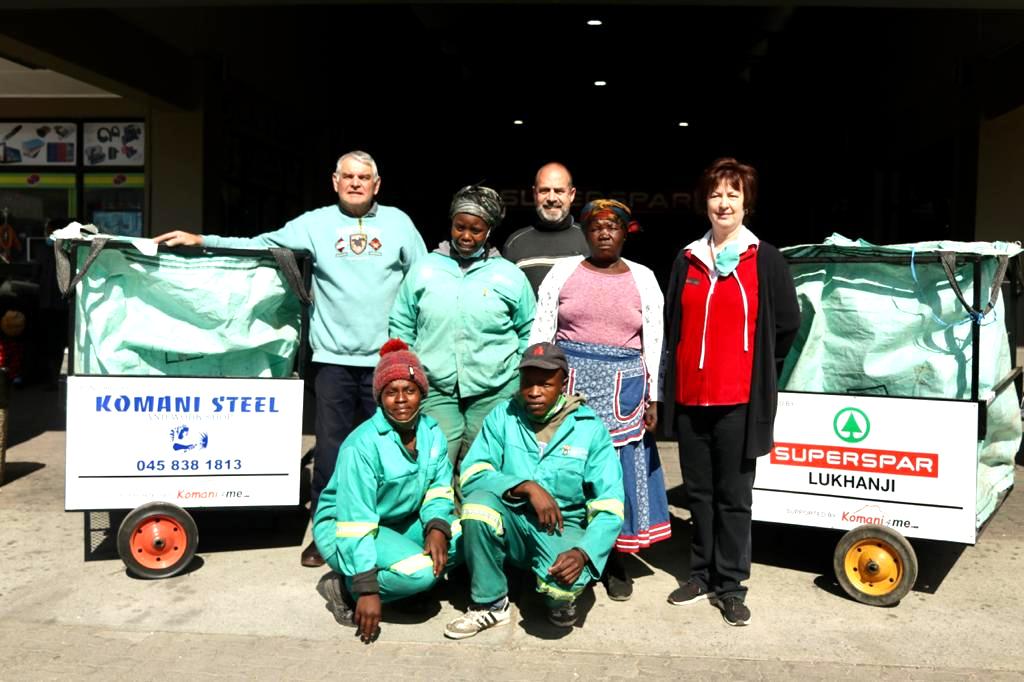 Waste pickers receive trolleys to help keep the town clean - The Rep